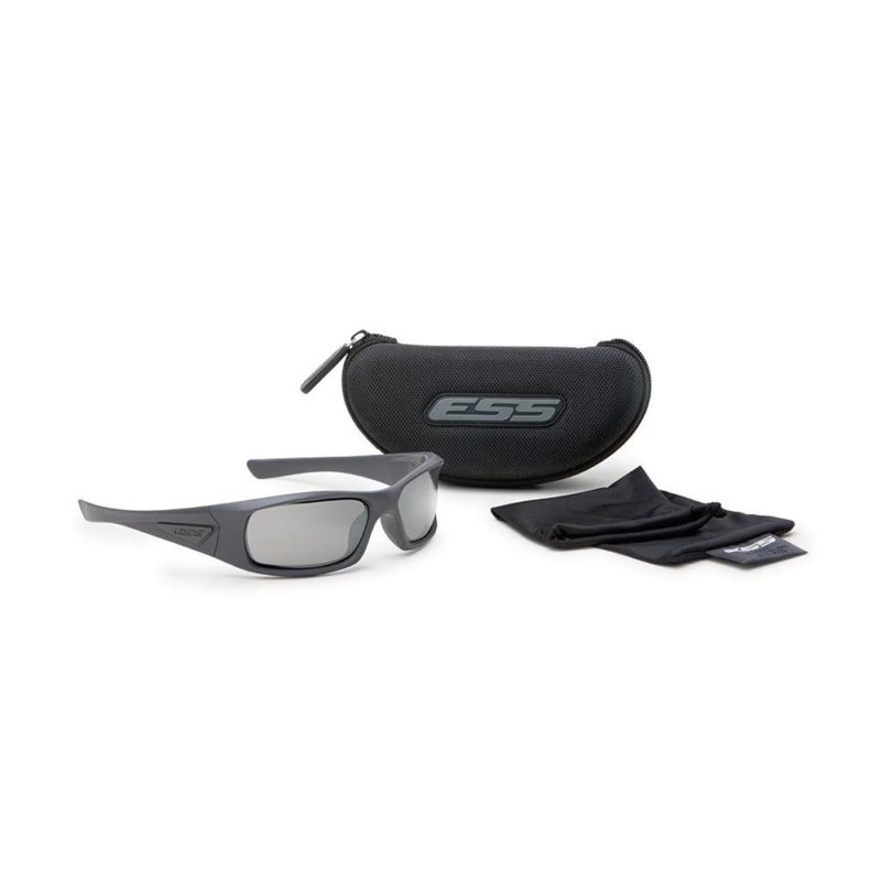 BALLISTIC SUNGLASSES ESS 5B (GRAY FRAME MIRRORED GRAY LENSES ...